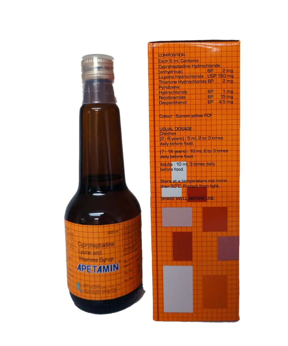 Apetamin Syrup for Weight Gain 200ML – Macetraders